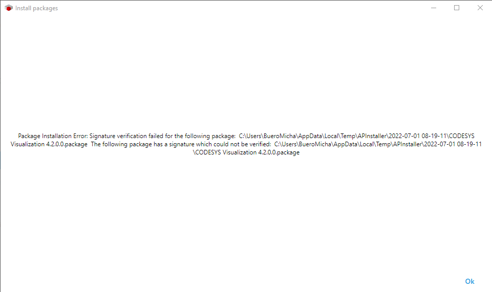 CODESYS Forge - CODESYS Forge / Talk / Engineering 🇬🇧: Update Visualization from 4.1.1 to 4.2.0 ...